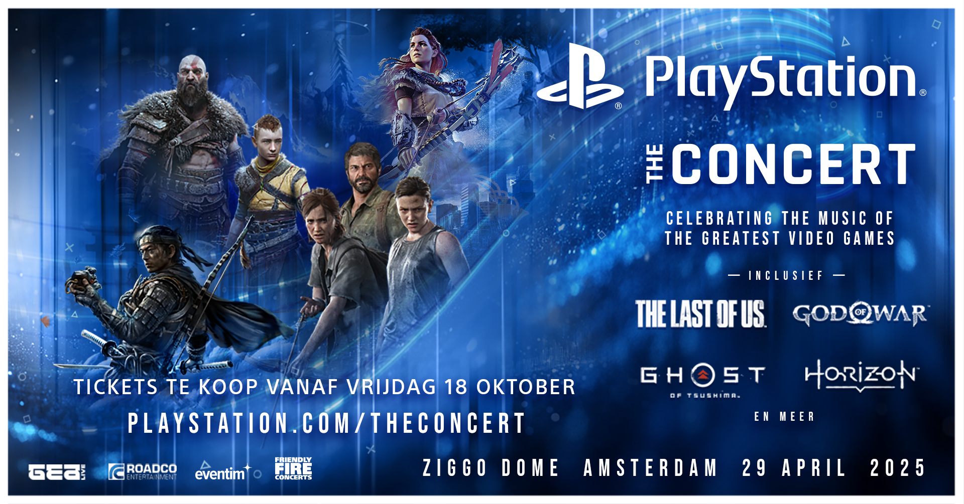 Nieuwe officiële PlayStation-concertreeks komt naar Nederland